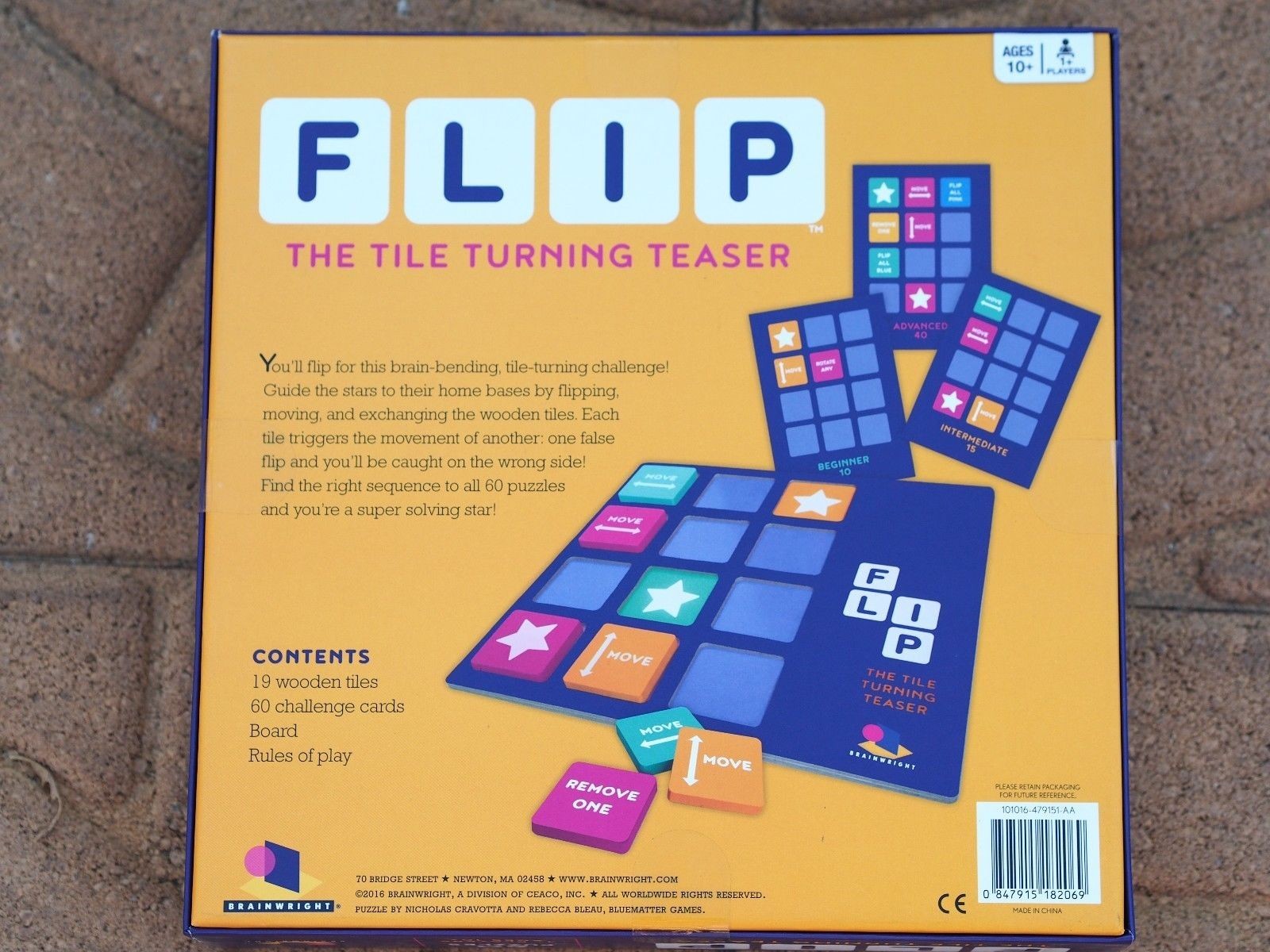 FLIP - THE TILE TURNING TEASER - 60 PUZZLES - EDUCATIONAL KIDS GAME ...