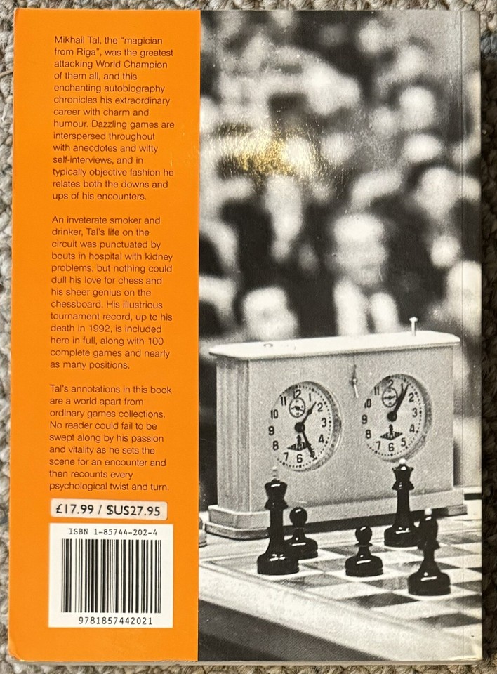 The Life and Games of Mikhail Tal by Mikhaïl Tal (2003, Trade Paperback ...