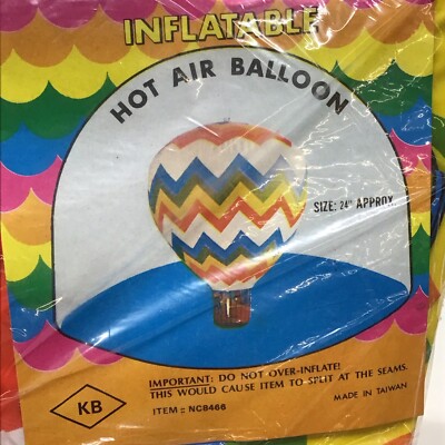 24” Inflatable HOT AIR BALOON KB NEW In Sealed Package | eBay