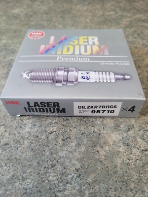 4 NEW Spark Plug-Laser Iridium High Ignitability NGK DILZKR7B11GS 95710 ...