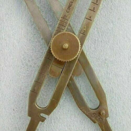 6" Brass Drafting Tool Proportional Divider Compass Scientific ...