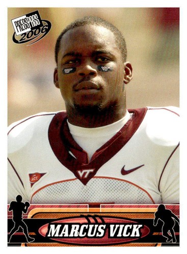 #8A Football Marcus Vick Virginia Tech Hokies | eBay