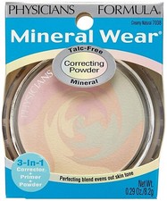 Physicians Formula Wear Talc-Free Mineral Correcting Face Powder for ...
