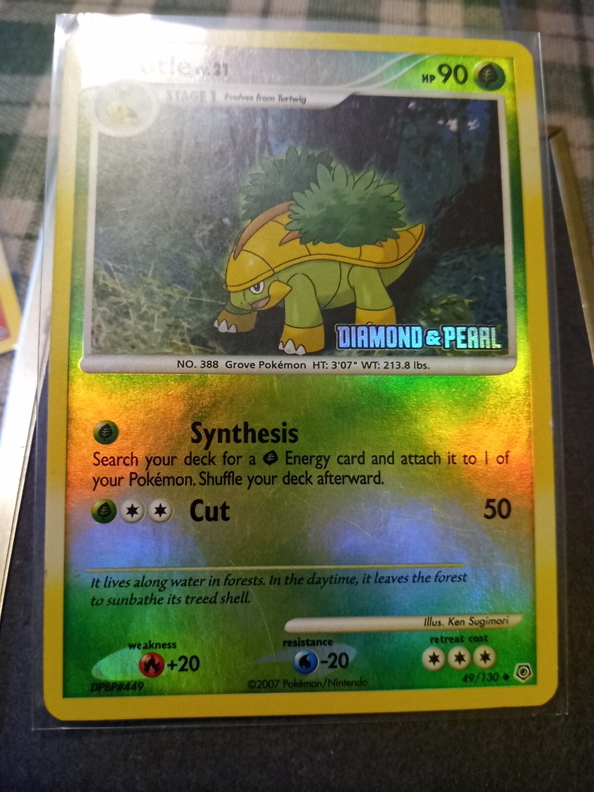 Pokémon TCG Grotle Diamond & Pearl 49/130 Reverse Holo Uncommon | eBay