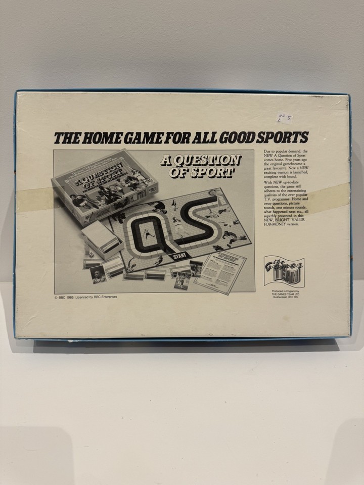 A Question of Sport Board Game Vintage 1986 Original | eBay UK