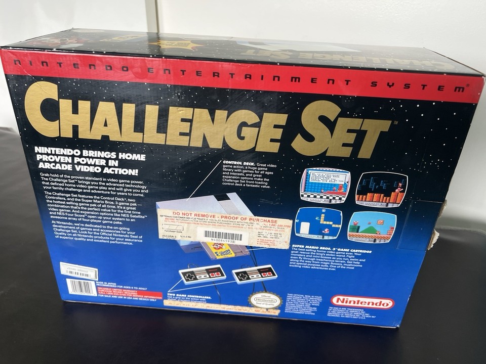 Nintendo NES Challenge Set Game Console System In Box Excellent | eBay