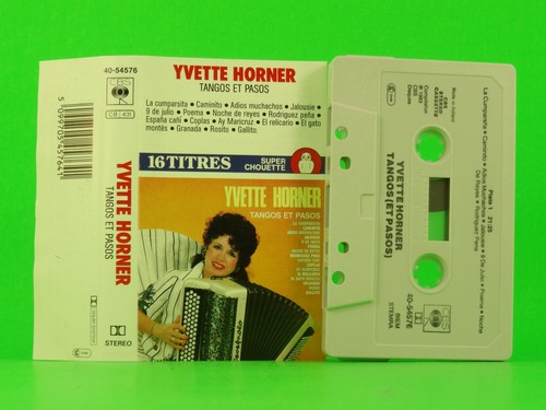 YVETTE HORNER TANGOS ET PASOS (114) 16 Track Audio Cassette CBS | eBay UK