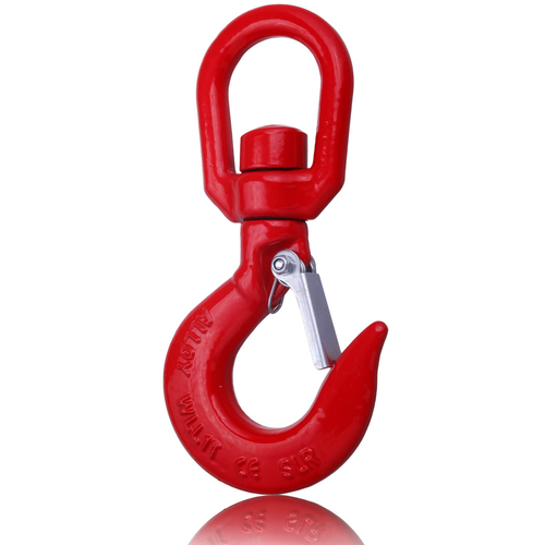 1 Ton Swivel Lifting Hook Heavy Duty, round Rotating Hook with Safety ...