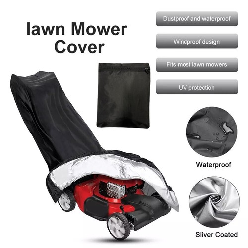 Lawn Mower Cover - Heavy Duty Storage Bag For Push Mower Cover With ...