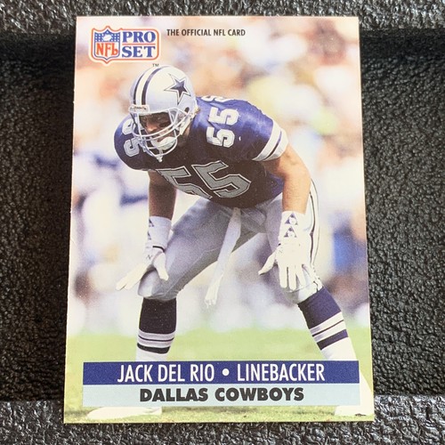 1991 Pro Set Football NFL Card #129 Jack Del Rio Cowboys | eBay