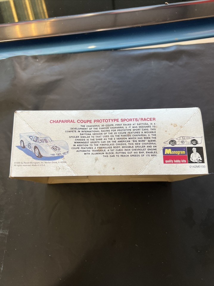 Monogram PC142 1/24 Scale Chaparral 2D Coupe Prototype Sports/Racer ...