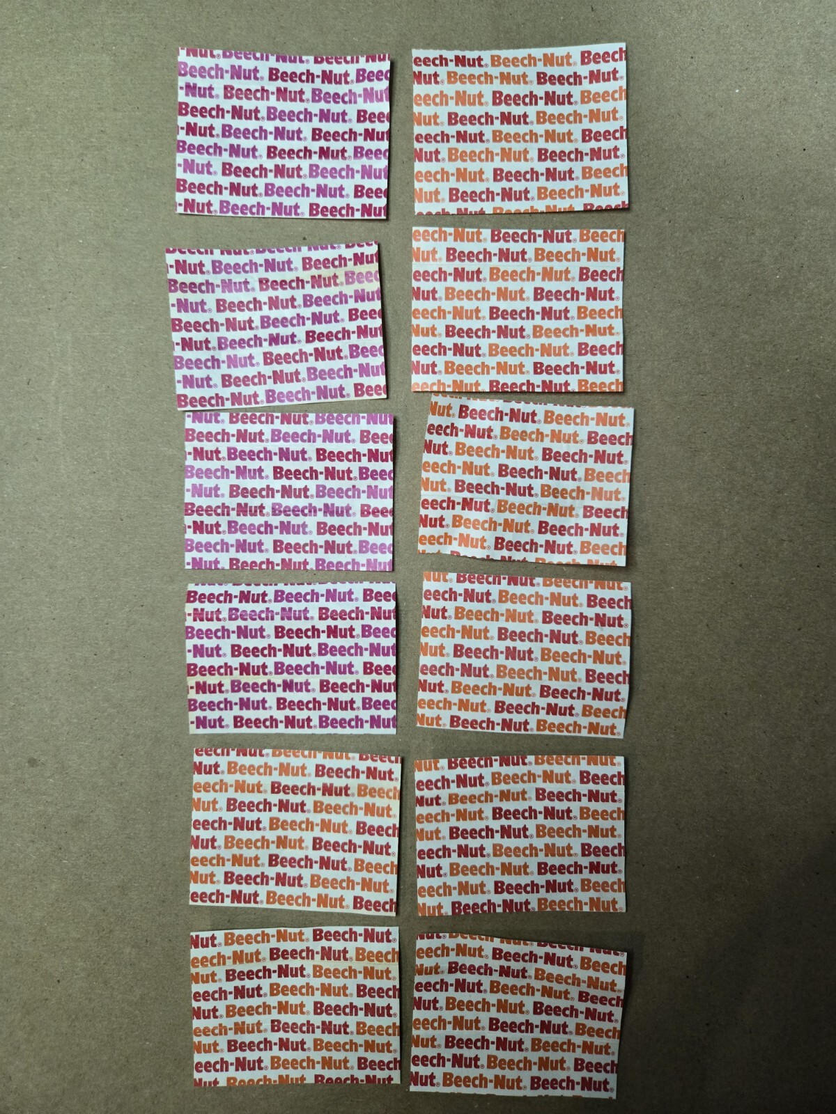 Vintage gum wrapper lot 12 1970s | eBay