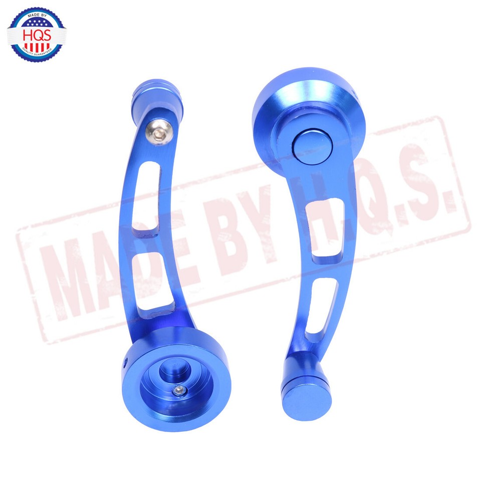 Universal Pair Blue Manual Car Window Winder Glass Crank Handle ...