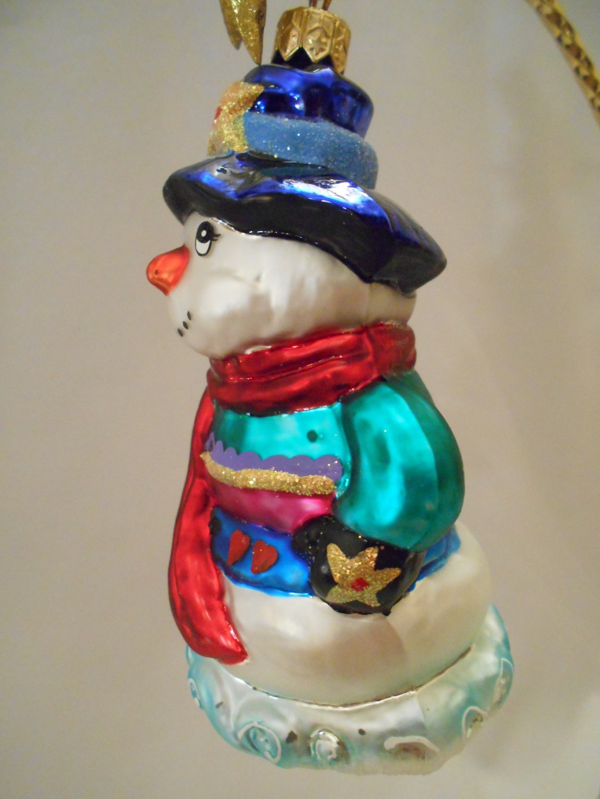 RADKO "WARM & WOOLY" 99-176-0 1999 5" SNOWMAN SWEATER SCARF HAT | eBay