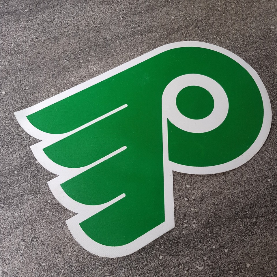 5pcs Philadelphia Flyers Crest Badge Patch Go green Logo For Jersey ...