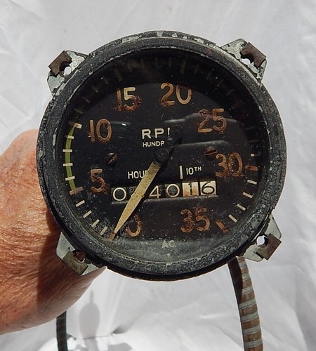 Cessna Type RPM Indicator Gauge Instrument Cable Driven With 32 Inch ...