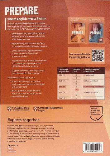 Cambridge English PREPARE 2nd Edition B1 Level 4 Student's Book Updated ...