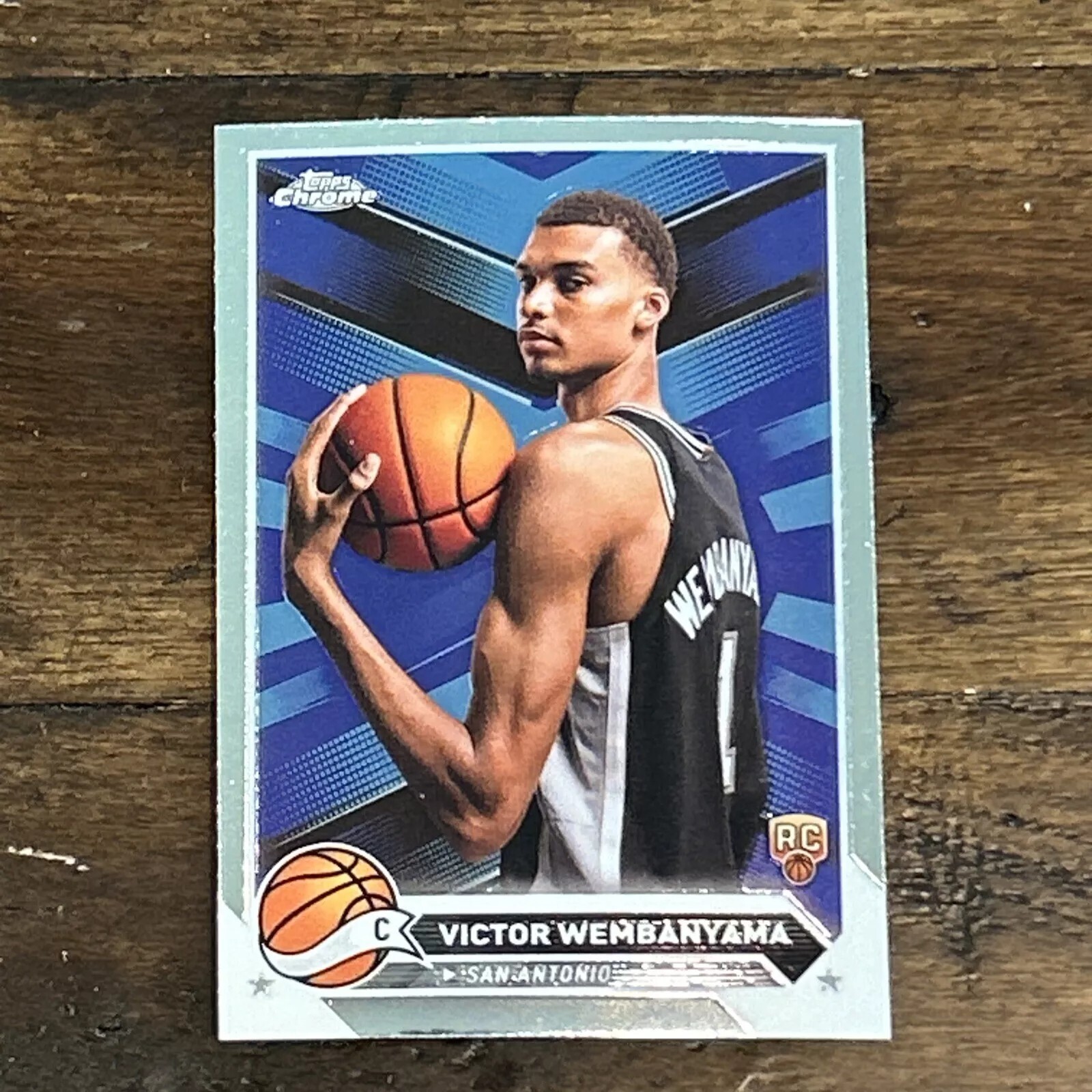 2023-24 Topps Chrome Victor Wembanyama RC 🔥 Spurs Wemby Rookie Card 🏀 ...