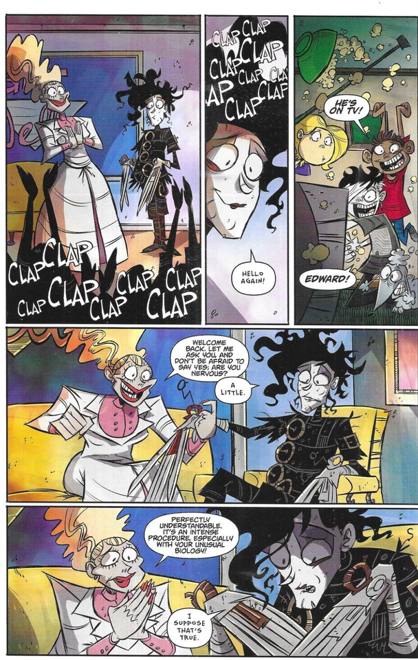 Edward Scissorhands Comic 9 First Print Cover B Subscription Variant ...