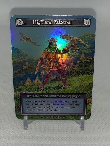 Sorcery Contested Realm: Alpha Highland Falconer Foil | eBay