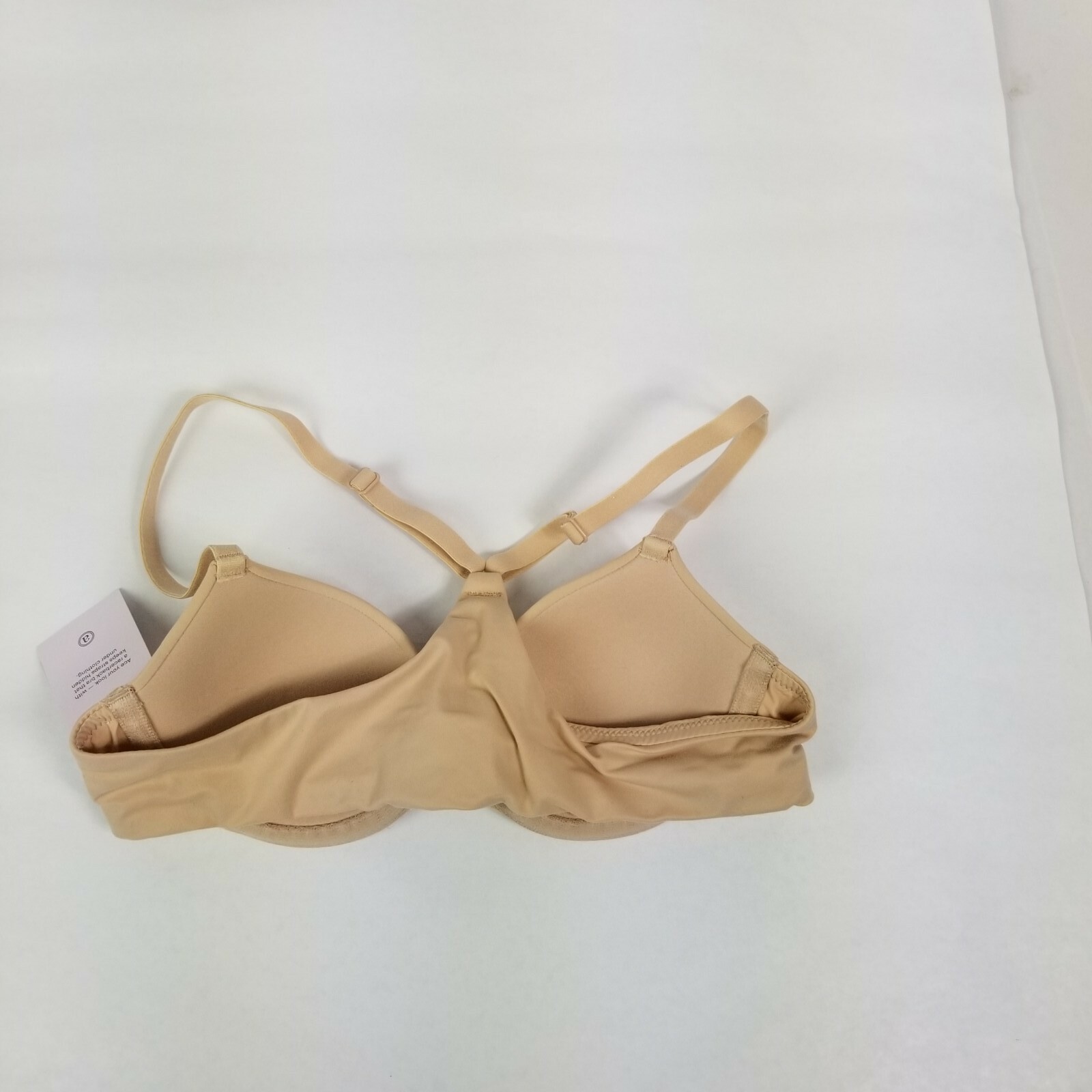 ACE LIGHTLY LINED DEMI RACERBACK BRA AUDEN TARGET BEIGE 32AA NEW W/TAGS ...