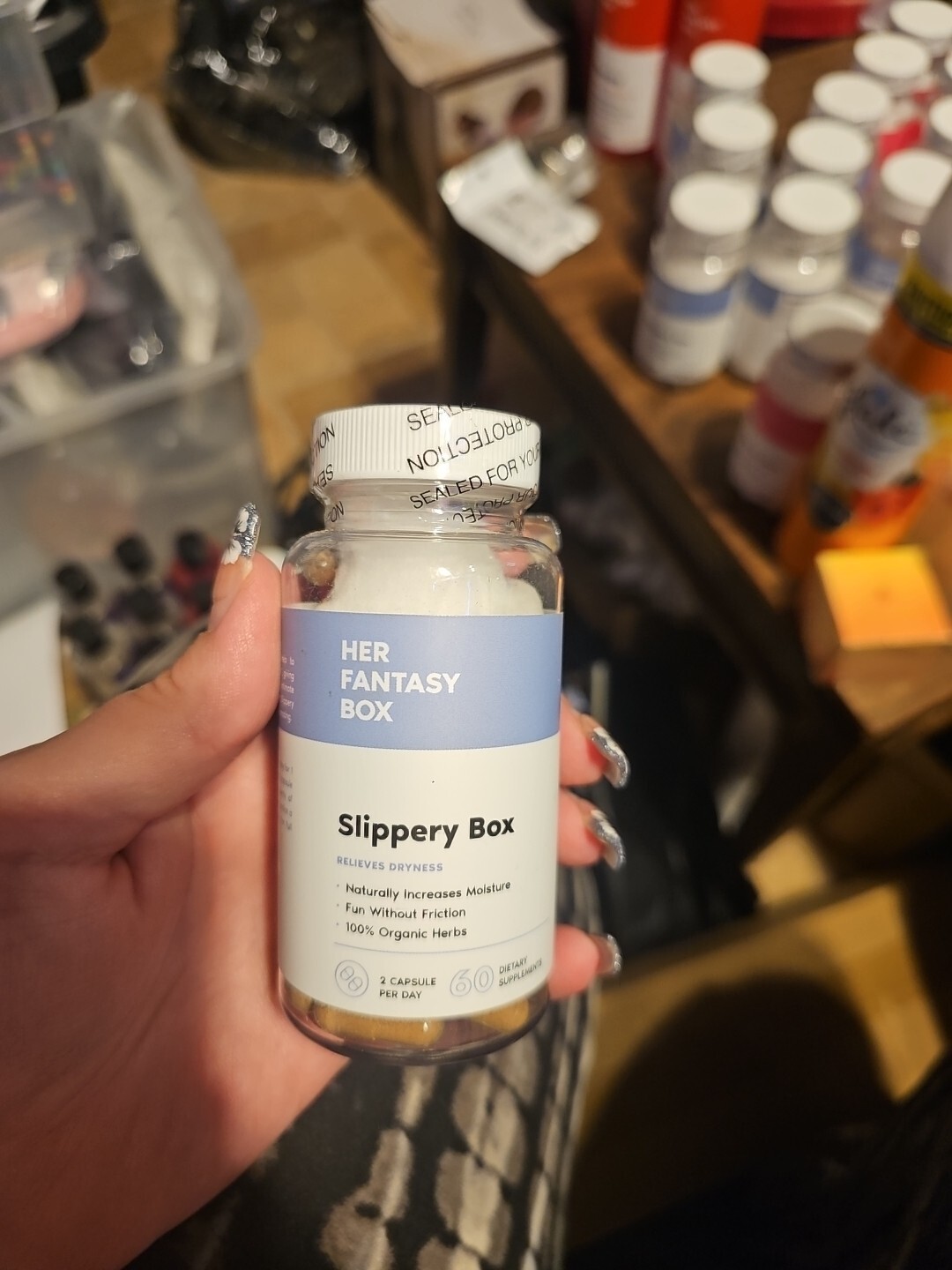 SLIPPERY BOX - SLIPPERY ELM BARK CAPSULE FOR VAGINAL DRYNESS | eBay