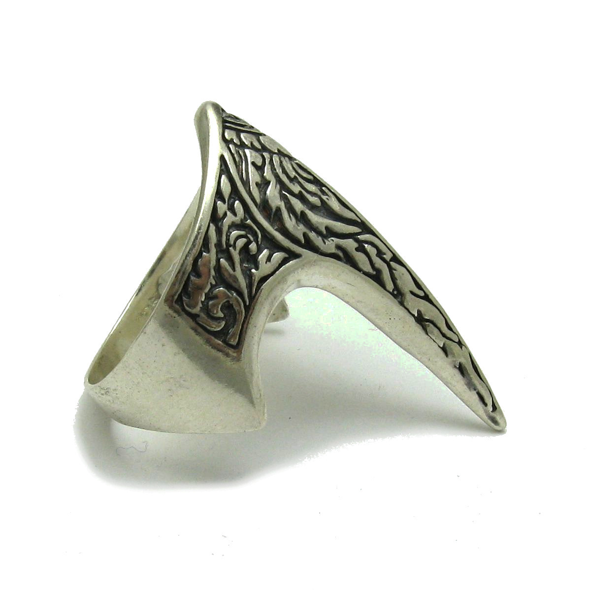 Silberring 925 Handgefertigt Krallen Design Herren Schmuck Nickelfrei ...