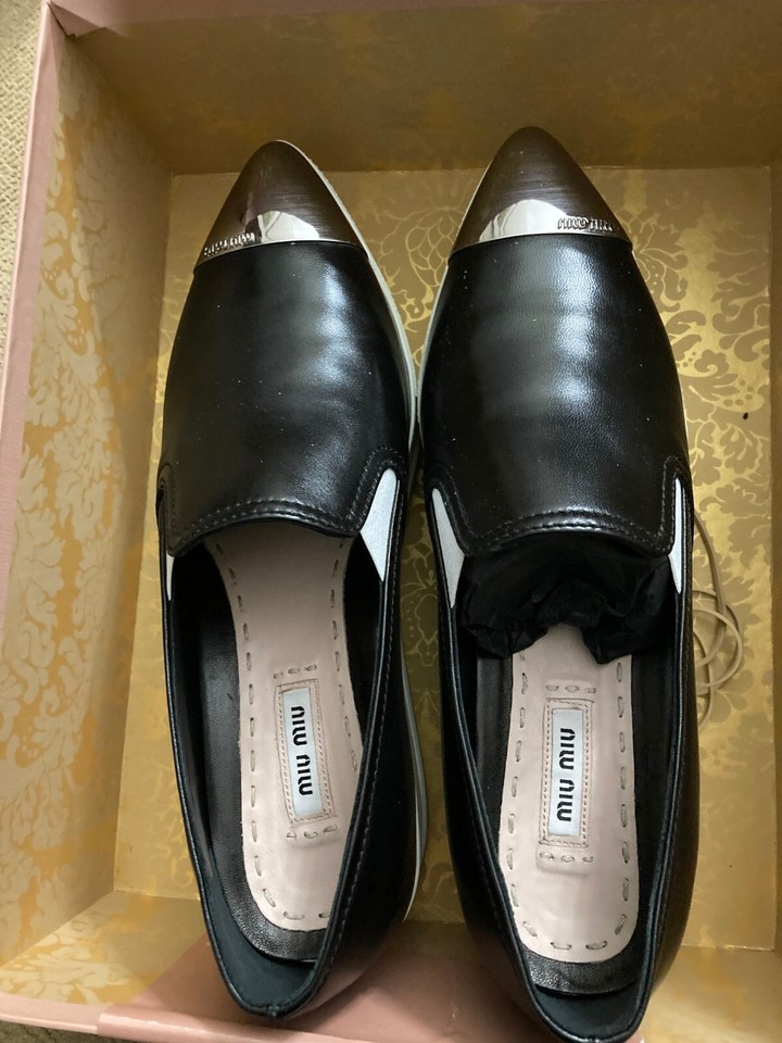 MUI MUI PLATFORM CAP TOE SKATE SHOES 10.5 | eBay