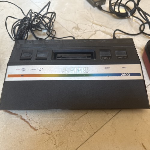 Atari 2600 Junior Jr. Rainbow Console w/ Hookups + Joystick Bundle ...