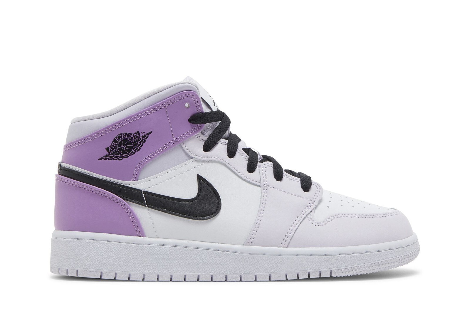 Air Jordan Air Jordan 1 Mid GS 'Barely Grape' DQ8423-501 Shoes | eBay