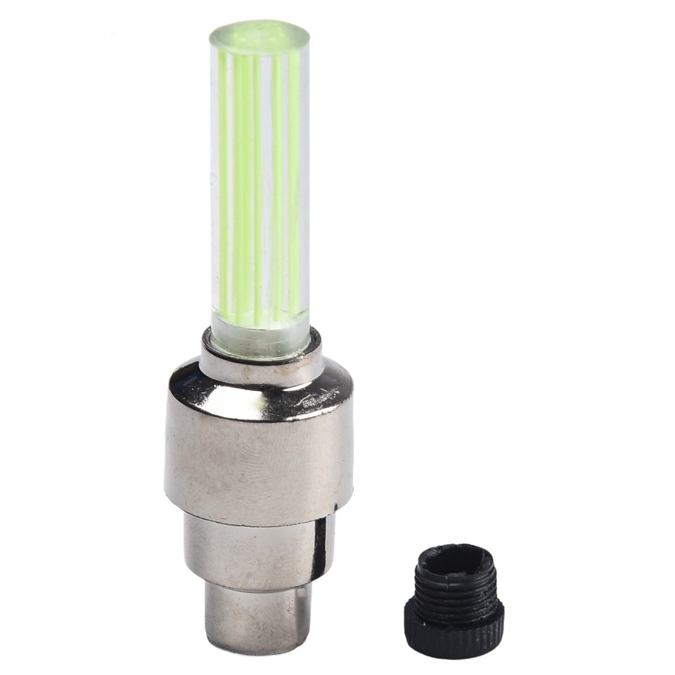 Valve Stem LED Dust CAP For Bike Bicycle/Car Motorcycle Wheel Tire ...