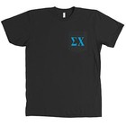 Sigma Chi Bella + Canvas POCKET Black T Shirt Fraternity Tee NEW | eBay