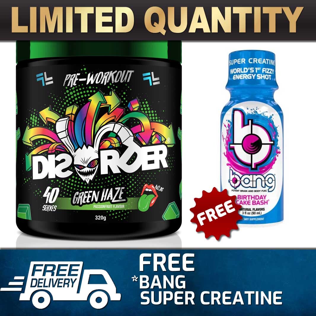 FACTION LABS DISORDER PRE-WORKOUT //PREWORKOUT ENERGY PUMP FOCUS ...