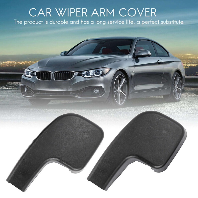 2X Front Windshield Wiper Arm Covers Caps for 3 E90 E91 E92 61617138990 ...