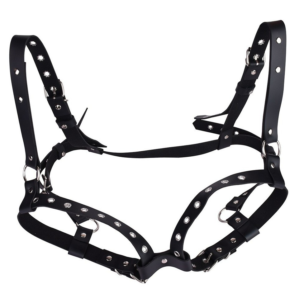 Womens Bralette Open Breast Bondage Bra Bust Harness BDSM Chest Harness ...