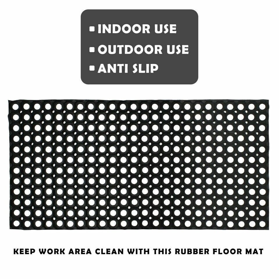 Honeycomb Rubber Matting Door Durable Safety Playground Garden Mat ...