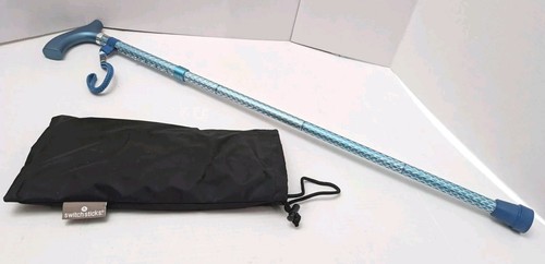 Switch Sticks Walking Cane Stick No-Slip 32"-37" Adjustable Foldable | eBay
