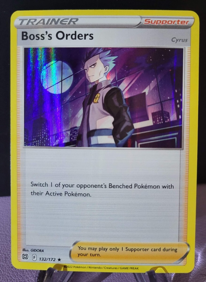 Pokémon TCG Boss's Orders (Cyrus) Sword & Shield: Brilliant Stars 132/ ...