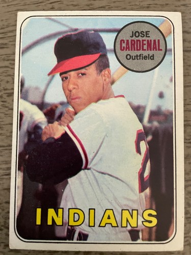 1969 Topps Baseball Card #325 Jose Cardenal Cleveland Indians VG/EX | eBay