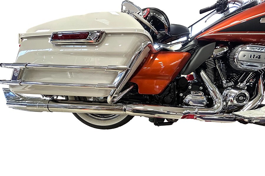 V-TWIN CHROME 1961 STYLE FISHTAIL MUFFLER SET HARLEY 1995-2017 FLT | eBay