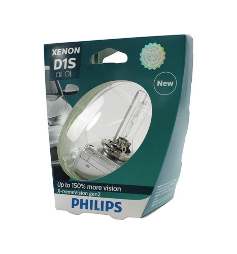 Genuine PHILIPS Xenon X-treme Vision Gen2 D1S 35W - Single HID ...