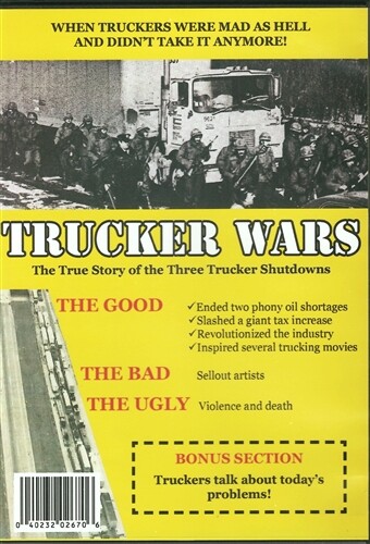 TRUCKER WARS THE TRUE STORY OF THE THREE TRUCKER SHUTDOWNS New DVD ...