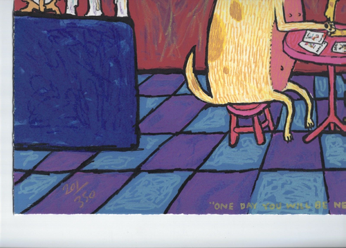 Matt Rinard "One Day You'll Be Neutered' Hand Signed Limited Edition ...