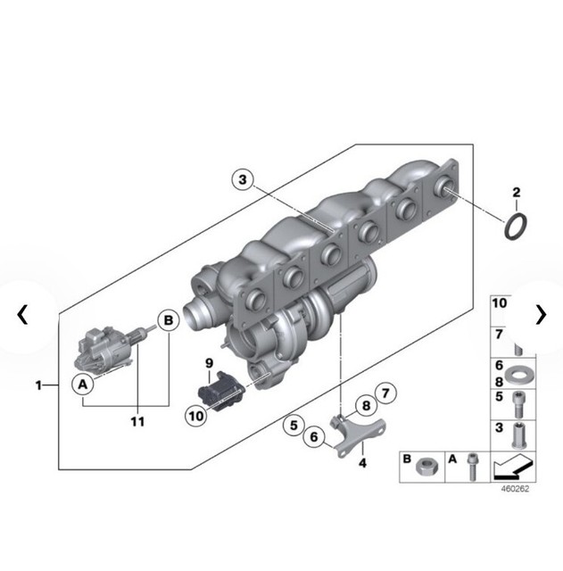 BMW Exhaust Flange Nut 18407502196 for sale online | eBay