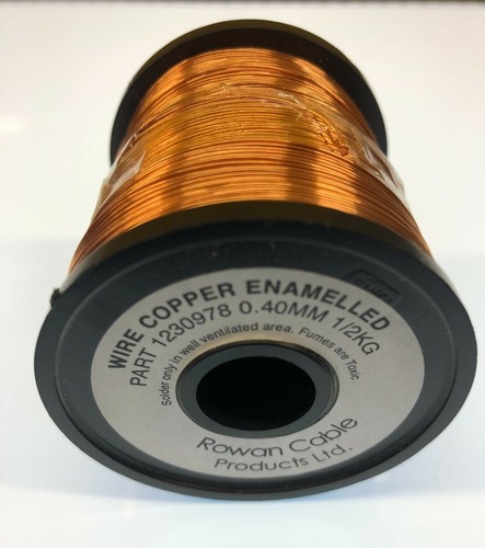 Rowan Cable Copper Wire Enamelled 0.40mm 500g PN 1230978 | eBay UK