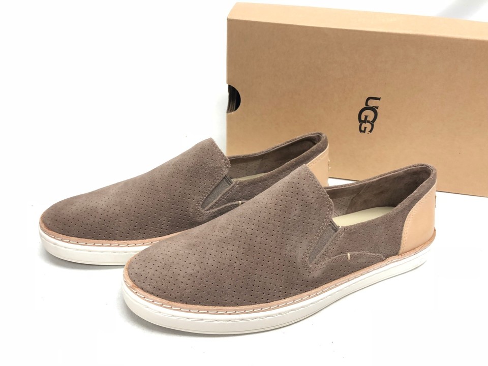 Ugg Australia Adley Perf Women's Fashion Sneakers Suede Leather Slip On ...