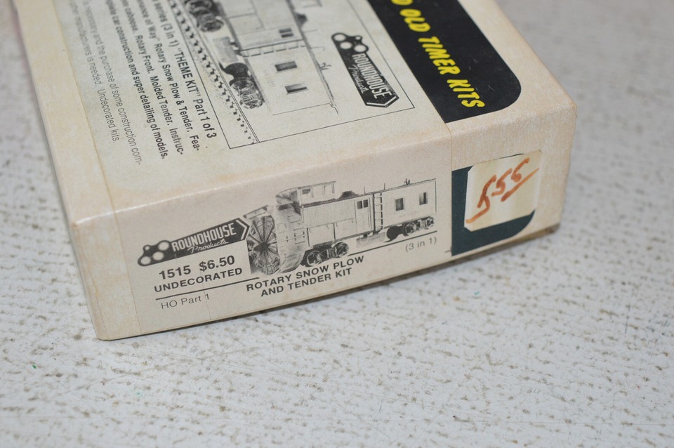 Roundhouse 1515 Old Timer HO Theme Kit Part 1 Rotary Snow Plow and ...