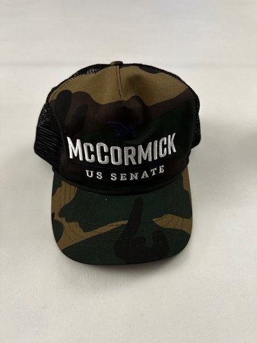 New McCormick US Senate Graphic Camouflage Baseball Cap Hat One Size | eBay