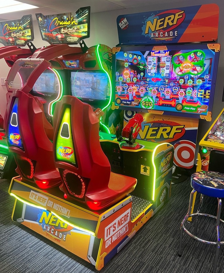 NERF ARCADE MACHINE by RAW THRILLS (Excellent) *RARE* | eBay