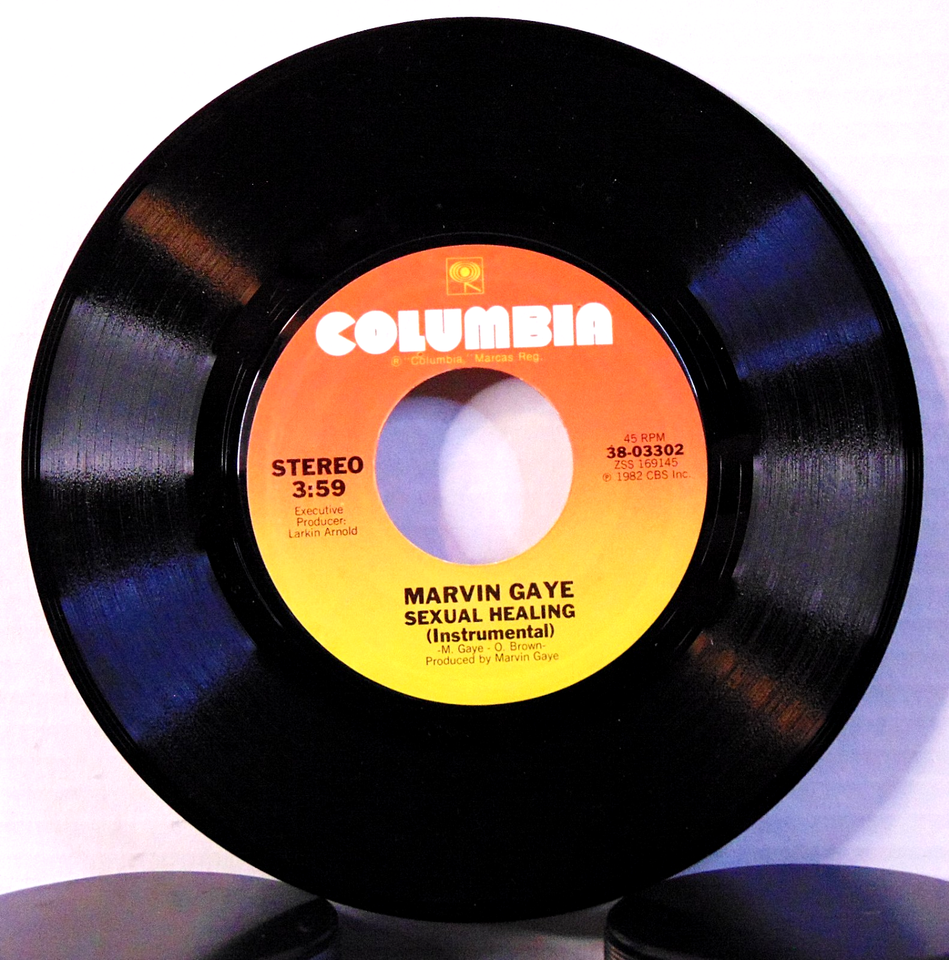 Marvin Gaye - Sexual Healing - 1982 Columbia 7" Soul 45 RPM Single ...